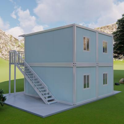 Cina Prefab Modular Steel Container Homes Room Two Story Container House in vendita