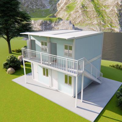 Cina Prefab Modular Steel Container Homes Room Two Story Container House in vendita