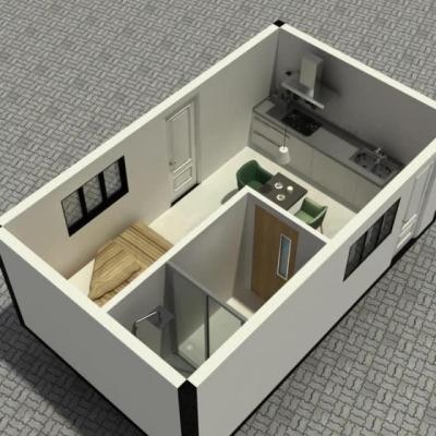 China Expandable Prefabricated Modular Containers House à venda