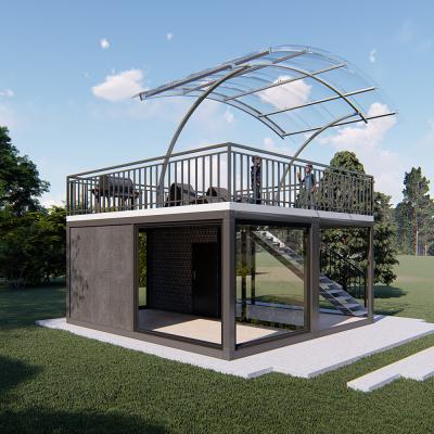Cina Portable detachable container house luxury mobile tiny house Villa in vendita