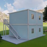 China Detachable Stacked Two-Story Container House 20ft for sale