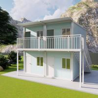 China Detachable Stacked Two-Story Container House 20ft for sale