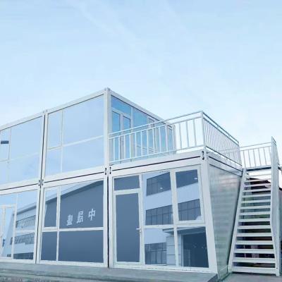 中国 Expandable Folding Container House  Two Storey Prefabricated 販売のため