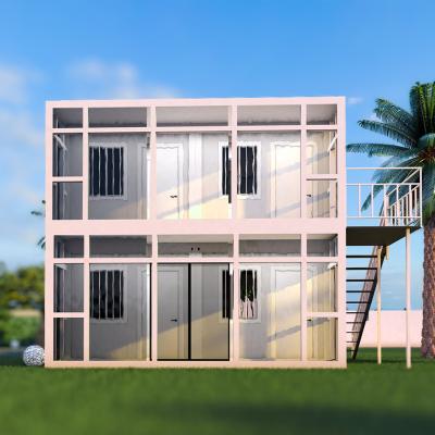 Cina Prefabricated Two Floors Container House For Villa in vendita