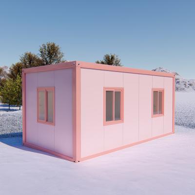 Cina Prefabricated Foldable Container House Portable Office 19x20ft in vendita