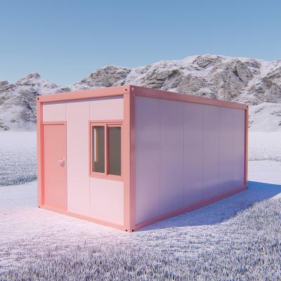 Cina Prefabricated Foldable Container House Portable Office 19x20ft in vendita