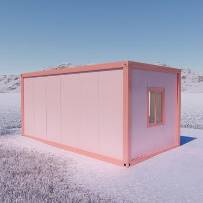 Cina Prefabricated Foldable Container House Portable Office 19x20ft in vendita
