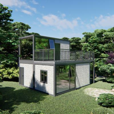 Cina 2 Floor Detachable Container House Collapsible in vendita