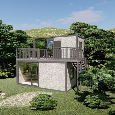 Cina 2 Floor Detachable Container House Collapsible in vendita