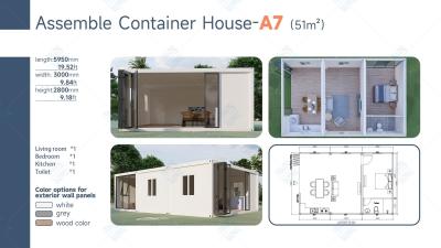 China Prefabricated Fast Assembly Container Office 20 Ft Flat Pack Containers Te koop