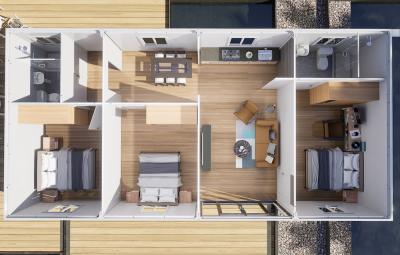 China Leading Prefab Fast Assembly Container House Building Assembly Flatpack à venda