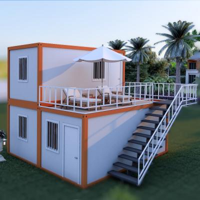 Cina Quick Assembly  Two Storey Prefab Container House Modular in vendita