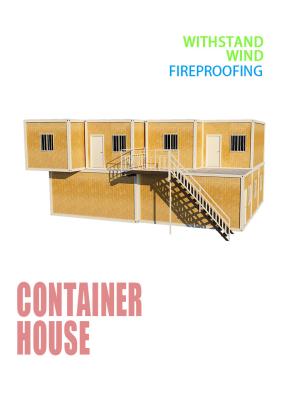 中国 Prefab Folding Caravan Container House 4 Bedroom 販売のため