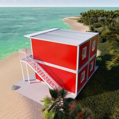 Cina Luxury Foldable Container House Frame Plan in vendita
