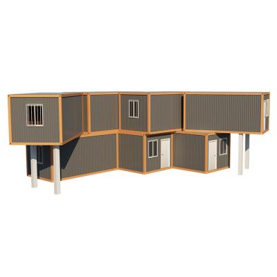 中国 11' 12' Stacked Container House Prefabricated Tiny 4 Bedroom 販売のため