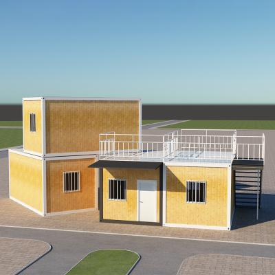 中国 Portable Container Home 20ft Fold Out Modular Cabin 販売のため