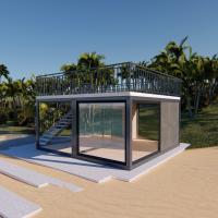 China Flat Pack 20 Ft Shipping Container Home 2 Story for sale