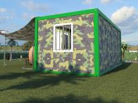 China Flatpack 2 Bedroom Prefab Container Homes 20ft 40ft for sale