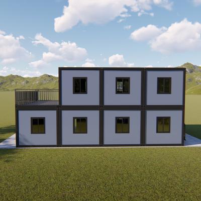 Cina Double Storey Container House 2 Storey Container Home 40ft For Sale in vendita