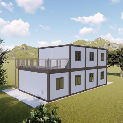 Cina Double Storey Container House 2 Storey Container Home 40ft For Sale in vendita