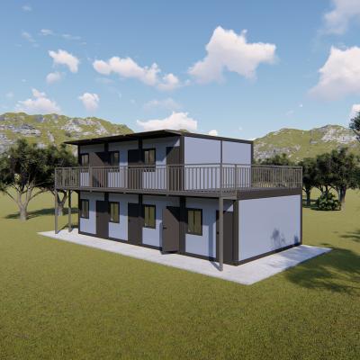 Cina Double Storey Container House 2 Storey Container Home 40ft For Sale in vendita