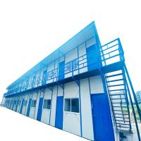 China Modular Prefabricated Container Van Room Homes 2 Storey Container House for sale