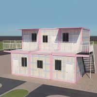 China Modular Prefabricated Container Van Room Homes 2 Storey Container House for sale