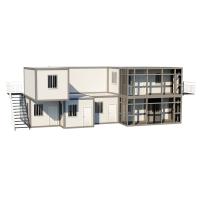 China 40ft Container Home Flat Pack Container House 2 Story for sale