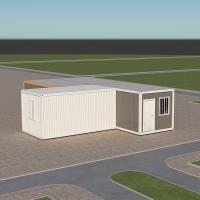 China 40ft Container Home Flat Pack Container House 2 Story for sale