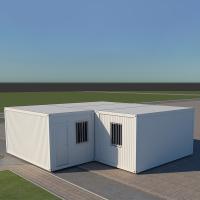 China Steel Structure Fast Assembly House Shelter Isolation Temporary Dormitory for sale