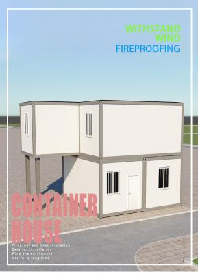 Cina Prefabricated Container Office Container Double Storey Homes 40ft 20ft in vendita