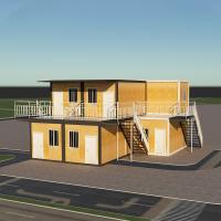 China Fast Assembly Prefab 20ft Flat Pack Container 20 Foot Container House for sale