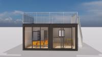 China House 40ft Flat Pack Containers Detachable House for sale