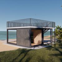 China 40 Feet 40ft Flat Pack Containers Prefabricated House for sale