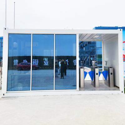 Cina Luxury Folding Fast Assembly Container House  2 Storey in vendita