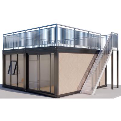 Cina Customized Fast Fast Assembly Container House Manufacturer With Stairs in vendita