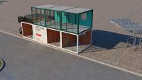 China 5 bedroom 4 bed flat pack container house china for sale