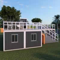 China Prefabricated 40ft Flat Pack Containers Restaurant Buildings for sale