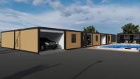 China Fabricated Custom Container Office Construction for sale