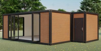 Cina Rapido assemblaggio case prefabbricate contenitori supporto personalizzazione quadro nero legno grano pannelli murali in vendita