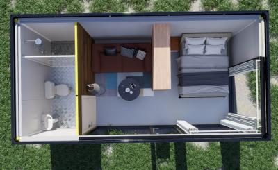 China Casas de contêineres pré-fabricadas à venda