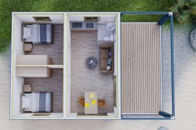 Cina Casa di contenitori modulare ad assemblaggio rapido Colore personalizzato Esterno in vendita
