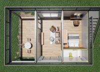 China Factory Direct Offer Modular Container Homes Quick Assembly Rooftop Observatory for sale
