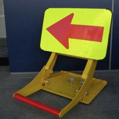 China Durable Lightweight Powder-coated Foldable Portable Vehicle Barricades for Traffic Control and Vehicle Interception for sale