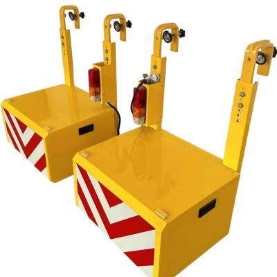 China RemovableTraffic Yellow Portable Vehicle Barricades With Wheels for sale