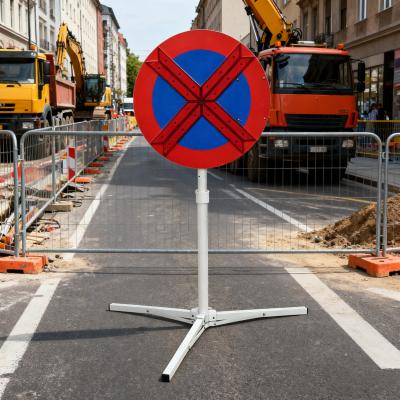 China Solar Energy Reflective Traffic Signs For Safety Warning 4.7KG for sale