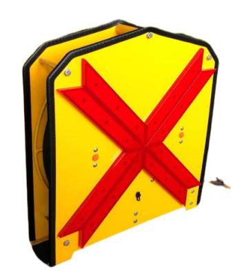 China 3500mm Height LED Dynamic Flashing Arrow Boards for sale