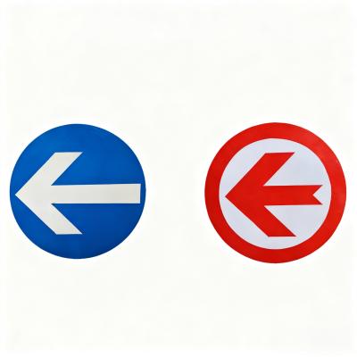 China 8-Directional Adjustable Reflective Traffic Sign with 3M Engineering-Grade Film and Lightweight Aluminum Construction for sale