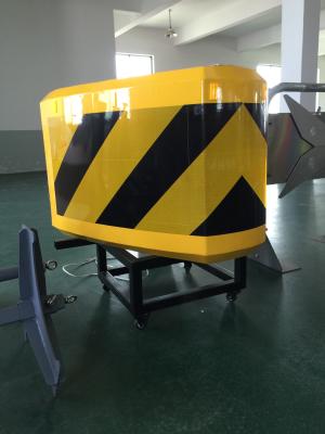 China Aluminum alloy Honeycomb Shape Crash Cushion Barrels for sale