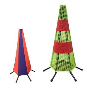 Conos plegables del tráfico del hierro 1800m m Halfords
